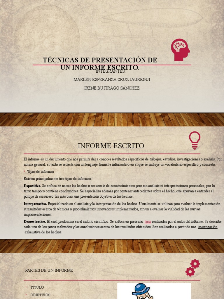 Técnicas de Presentación de Un Informe Escrito | PDF