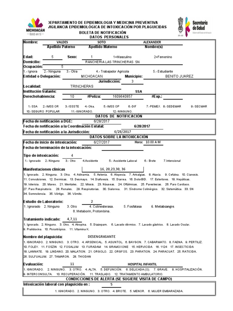 Estudio Intox. Por Plaguicidas | PDF | Medicina CLINICA ... Estudio Intox. Por Plaguicidas | PDF | Medicina CLINICA ...