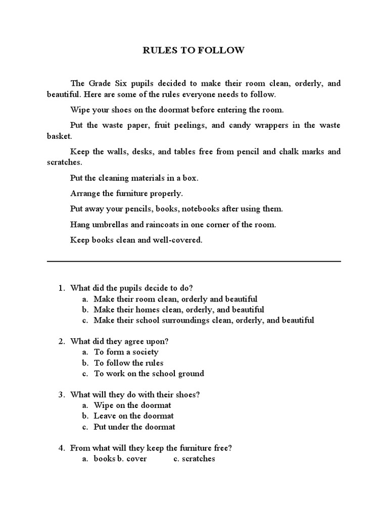 Grade 6 Developmental Reading | PDF