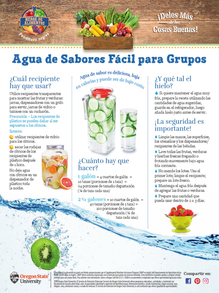 Web Spanish Flavored Water Monthly | PDF | Agua | Agrios