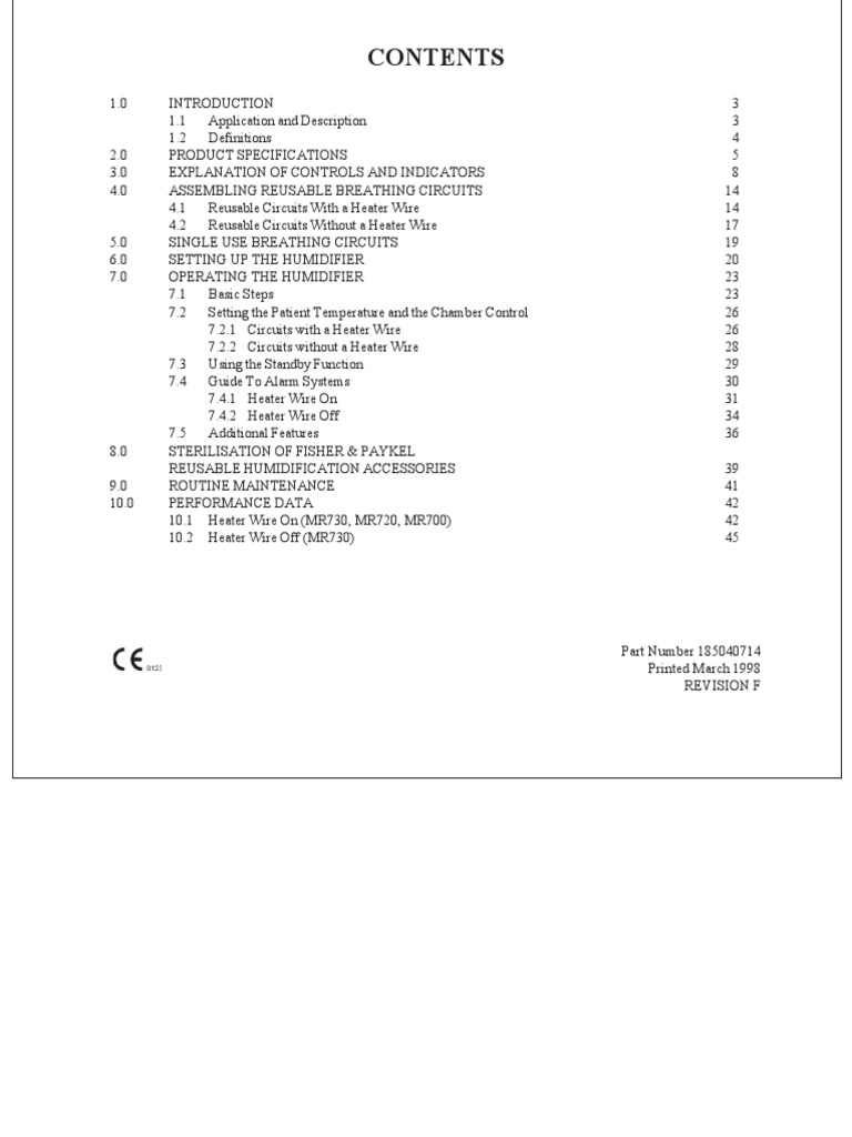 MR730 Operatorsmanual | PDF