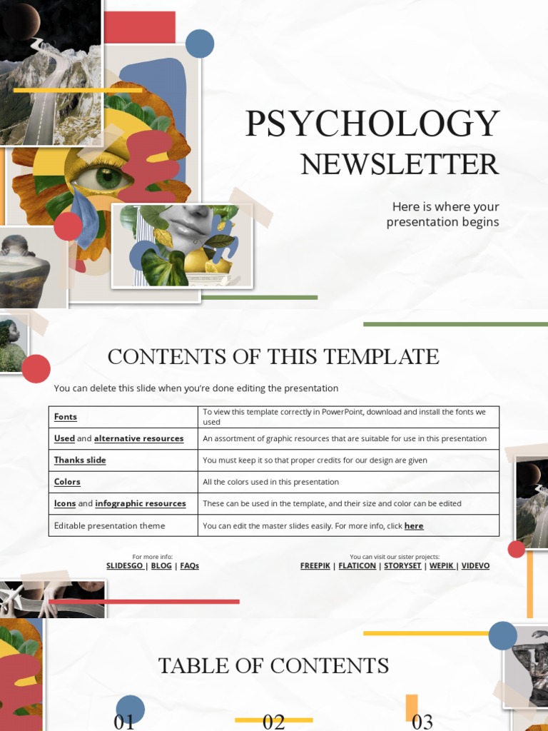 Psychology Newsletter Template Guide | PDF | Career & Growth | Business