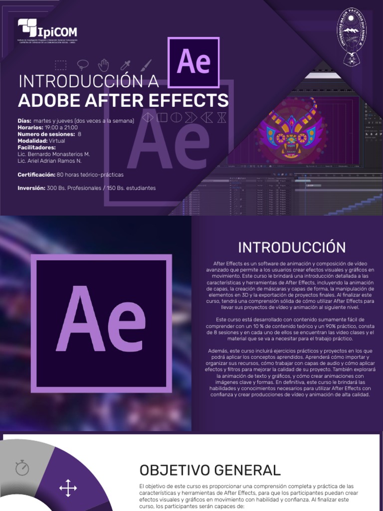 Curso Virtual de After Effects | PDF | Microprocesador | Animación