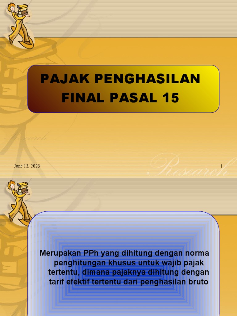 PPH Pasal 15 | PDF