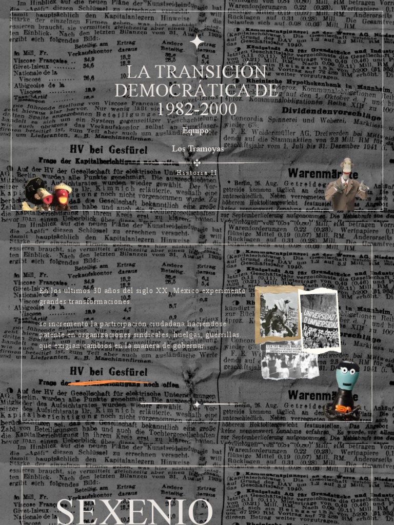 La Transición Democratica de 1982-2000 | PDF | Economias
