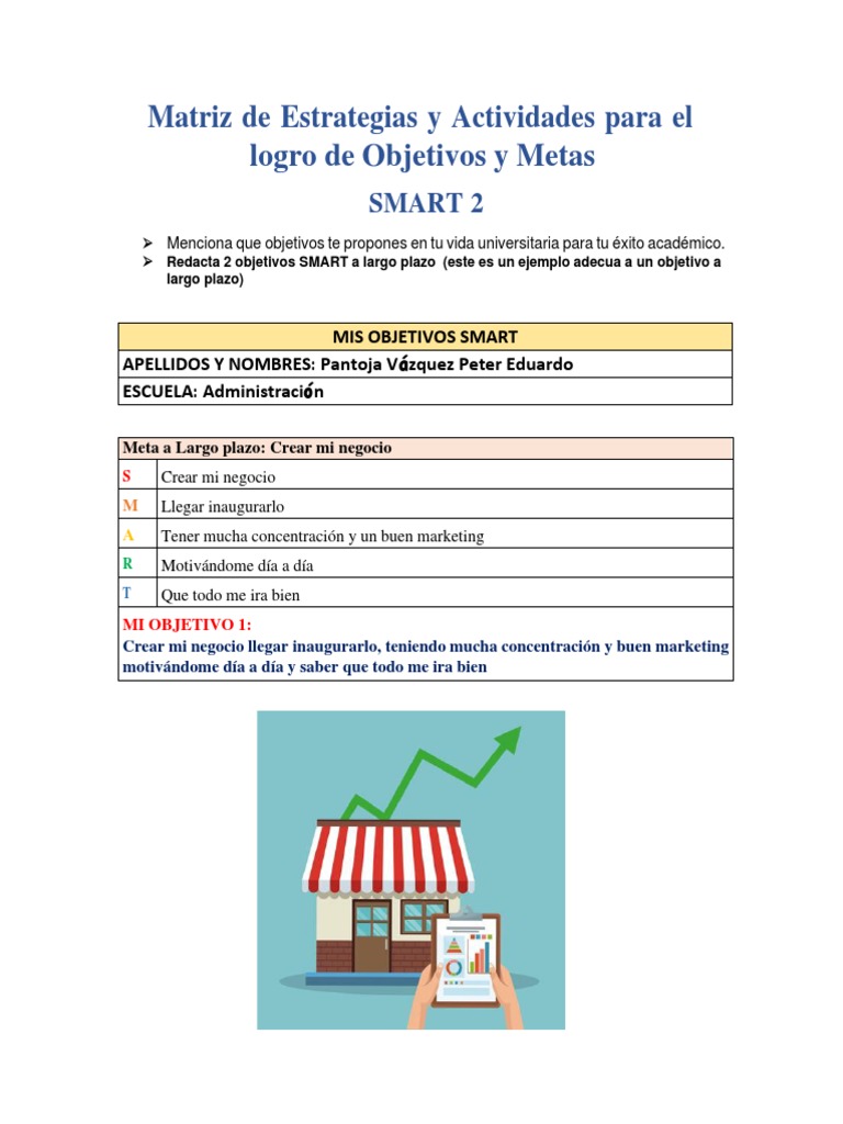 2° MATRIZ SMART -PETER | PDF | Marketing | Procesos de negocio