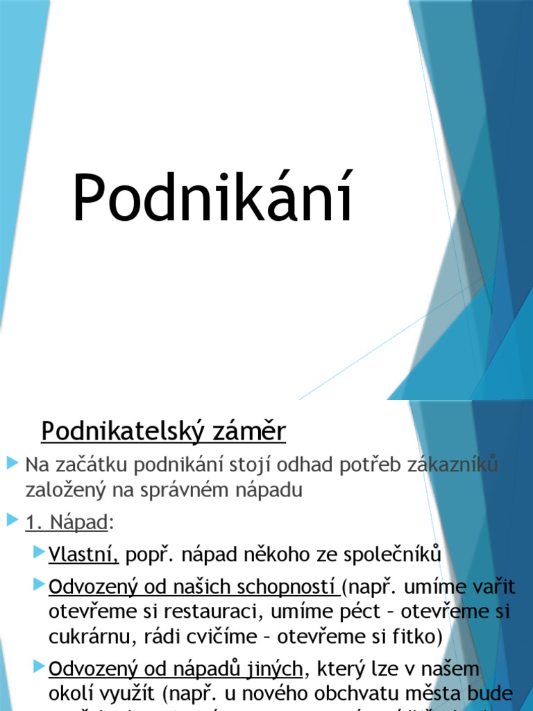 Podnikání | PDF