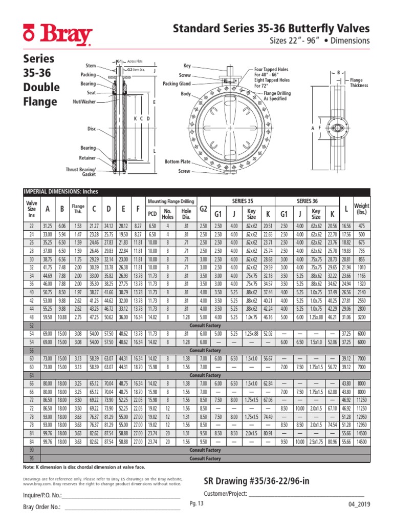 Butterfly Valve Specs for Engineers | PDF | Valve | Plumbing