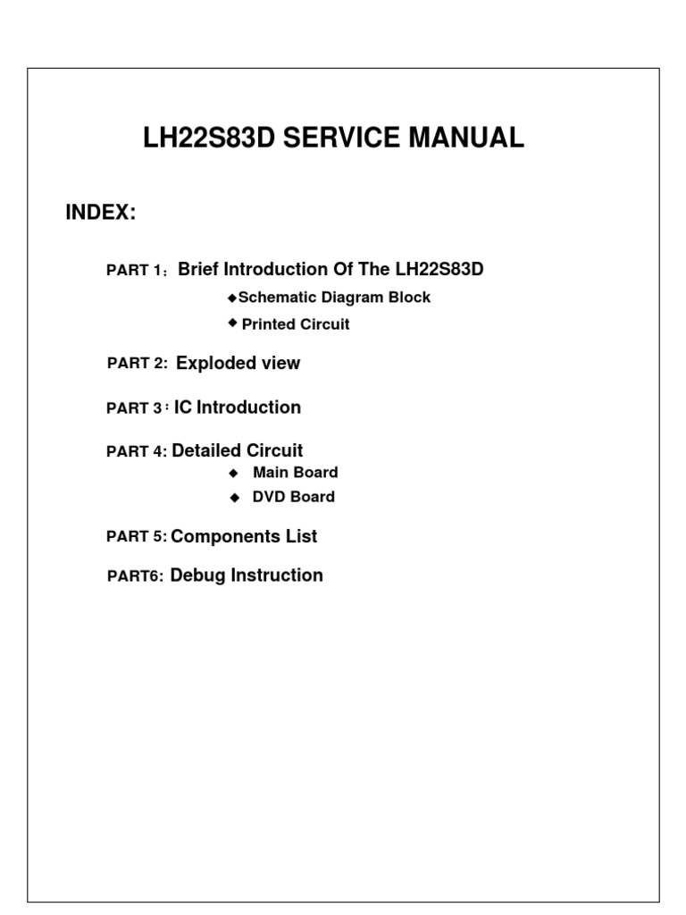 DAEWOO Dal 22v1wc | PDF | Detector (Radio) | Flash Memory