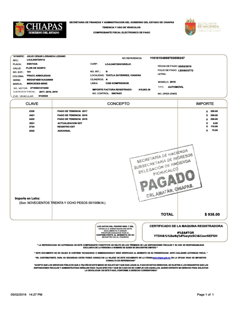 Formato de Baja de Chiapas | PDF | Gobierno