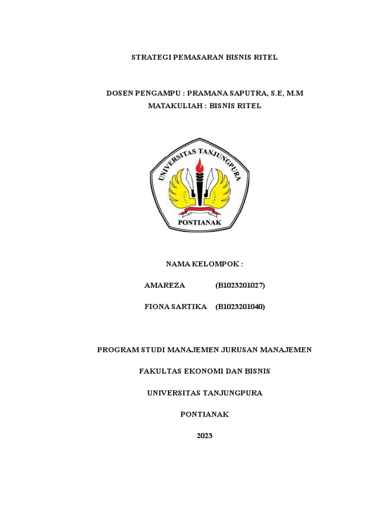 Strategi Pemasaran Ritel | PDF