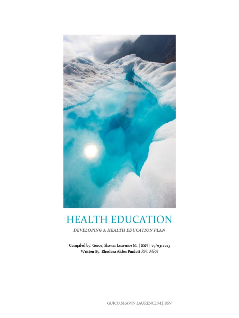 He. Dev A Heath Educ Plan | PDF