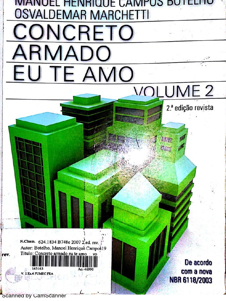 Concreto Armado Eu Te Amo Vol 2 | PDF