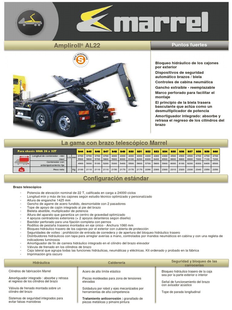 Marrel Polibrazo Al22 | PDF | Tecnología de vehículos | Vehículos