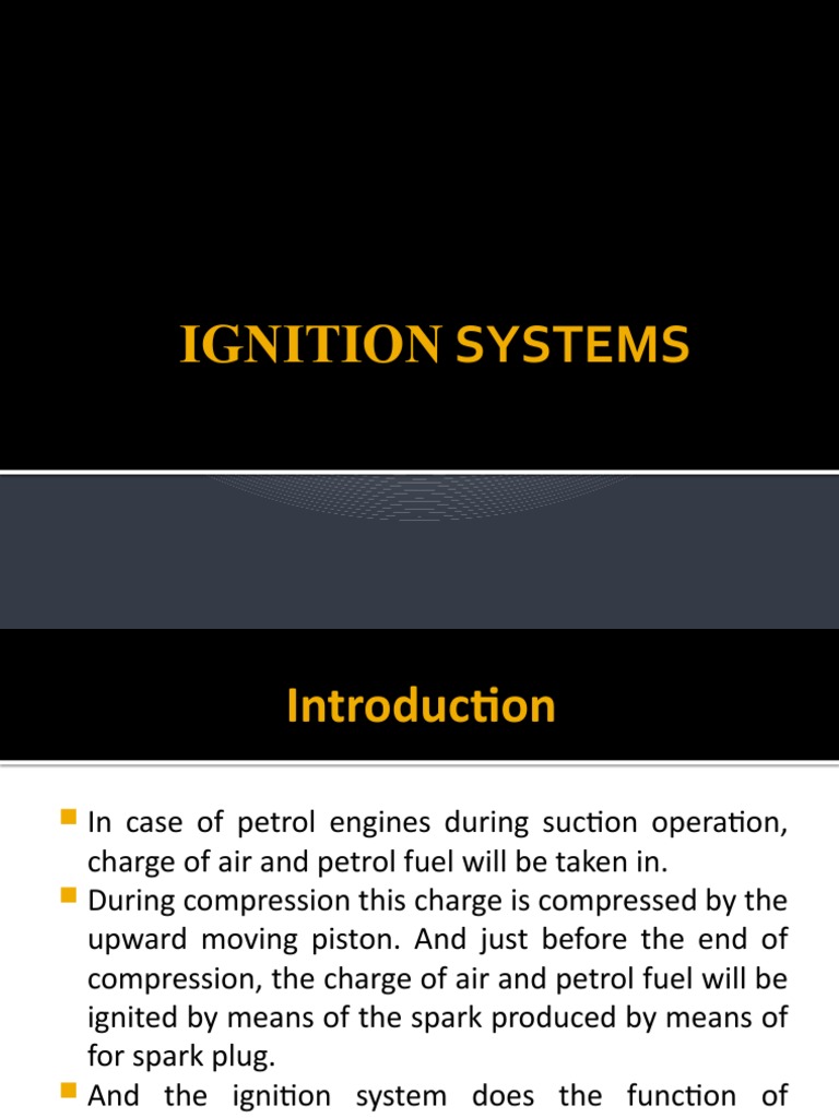 Ignition System | PDF | Ignition System | Machines