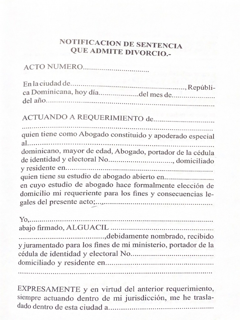 Acto de Alguacil | PDF