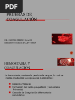 Coagulograma: Pruebas y Funciones Clave | PDF | Coagulación | Sangre