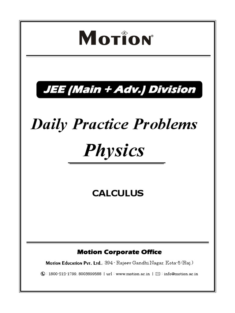 Calculus - DPP-1-6 - Ques. - Print | PDF
