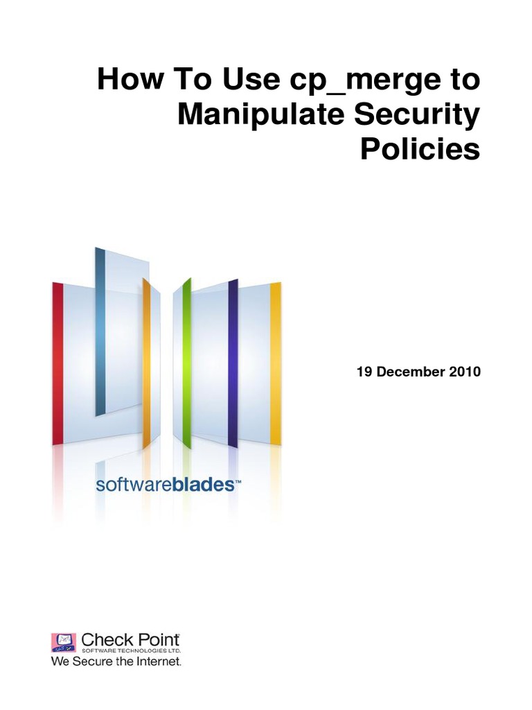 How To Use CP - Merge To Manipulate Security Policies | PDF | Copyright | Computer File