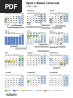 Aramco Operational Calendar 2025 | PDF | Semitic Words And Phrases