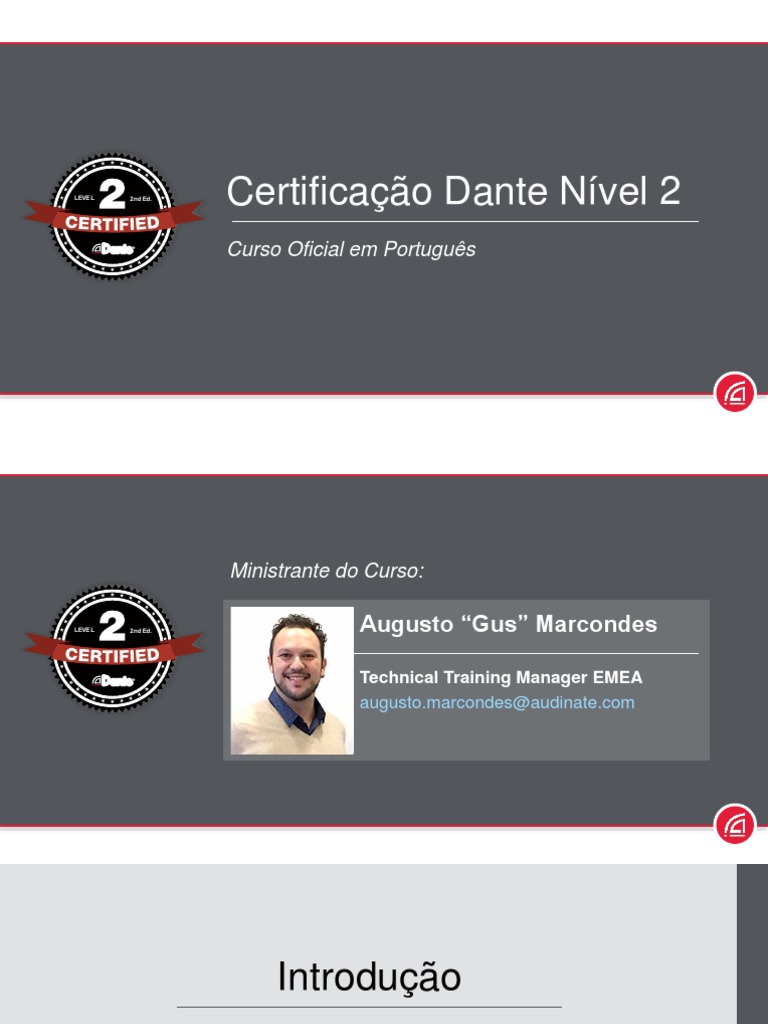 Dante Certification Level 2 - 2nd Ed PORTUGUESE | PDF
