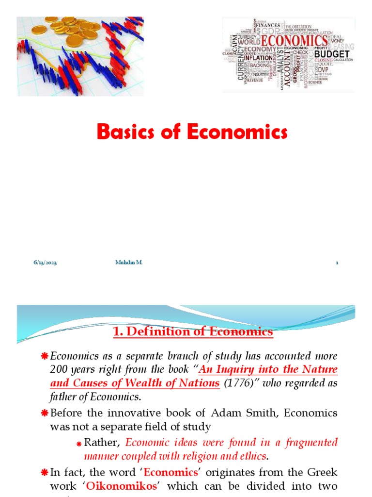 Introduction to Economics Concepts | PDF | Economics | Market (Economics)