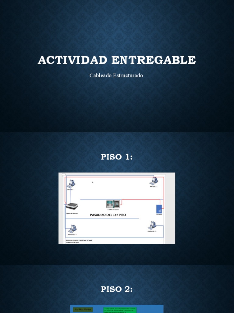 Actividad Entregable - Cableado Estructurado-1 | PDF | Transmisión de datos | Industrias de servicio