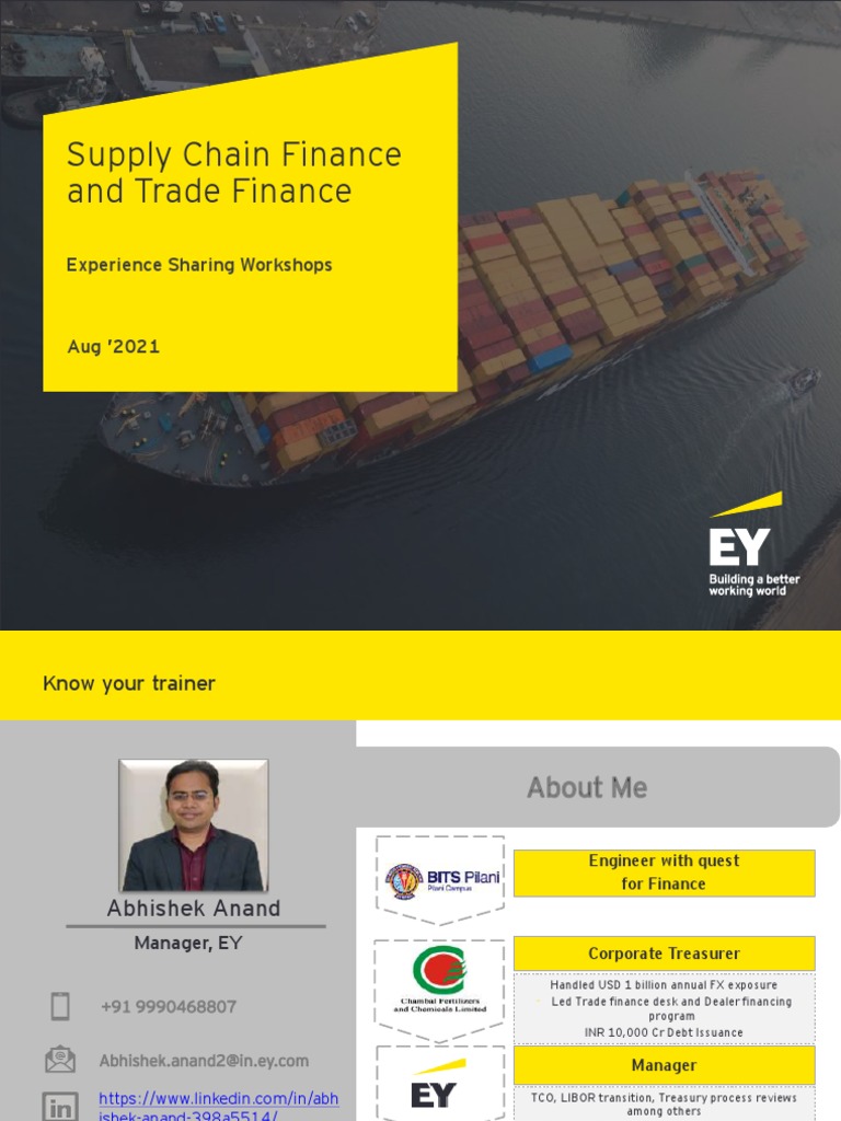 Core - 5 - Supply Chain and Trade Finance | PDF | Factoring (Finance) | Discounting