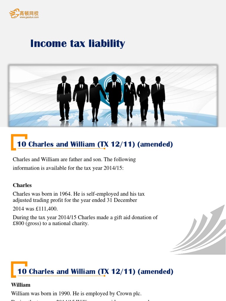 Income Tax Liability | PDF | Taxes | Income