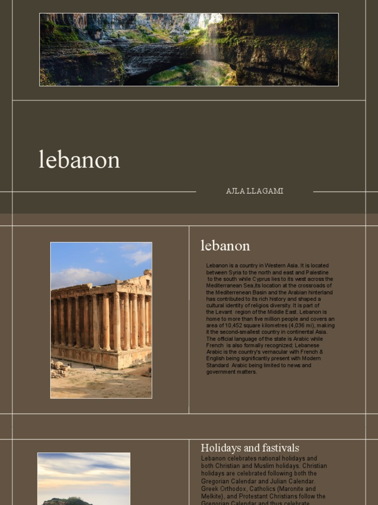 Lebanon: Culture and Traditions | PDF