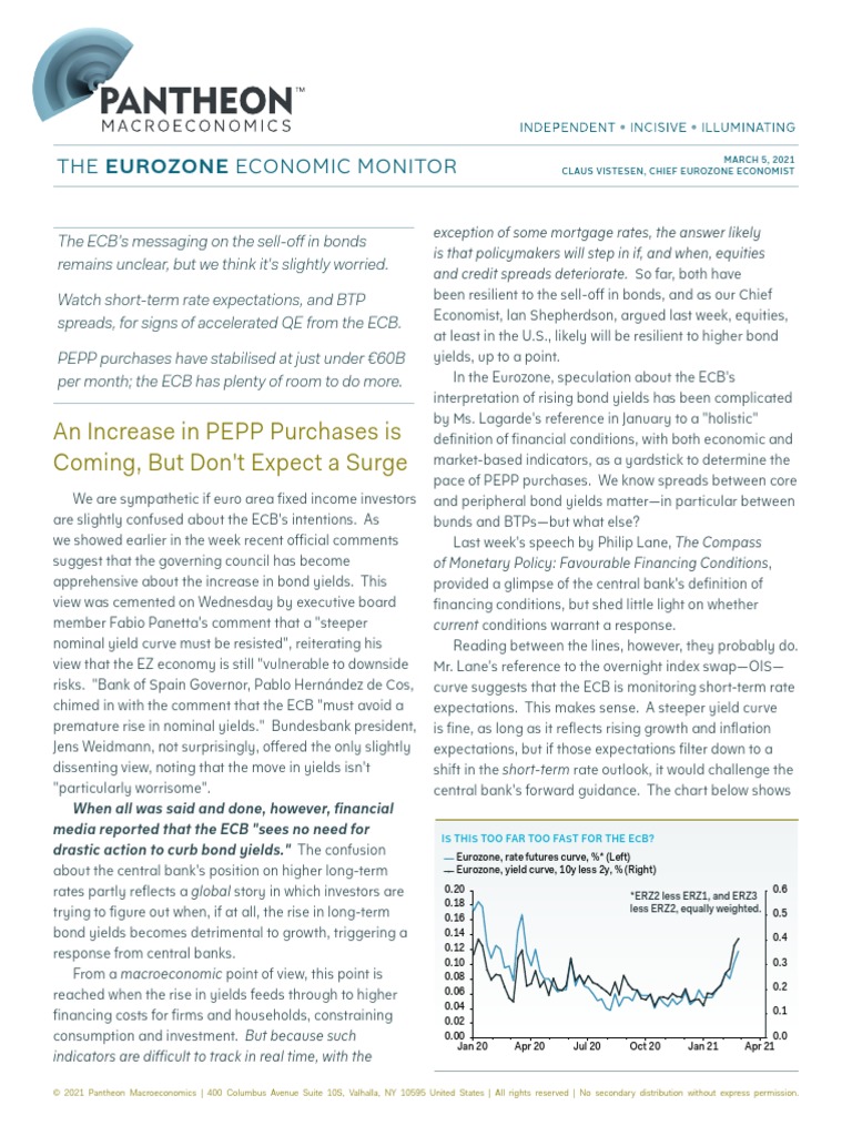 EZ Monitor Sample | PDF | European Central Bank | Yield Curve
