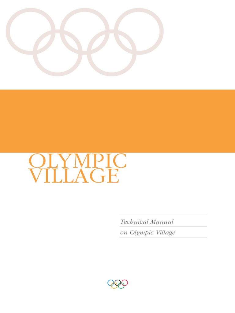 Technical Manual On Olympic Village | PDF | Olympic Games | Technical ...