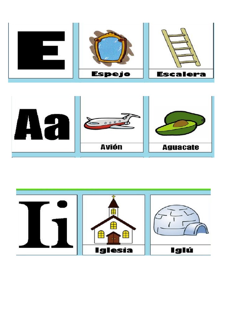 Imagenes de Vocales A e I o U | PDF