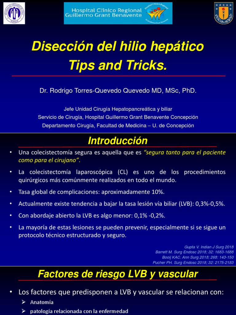3 - Disección Del Hilio Hepático | PDF