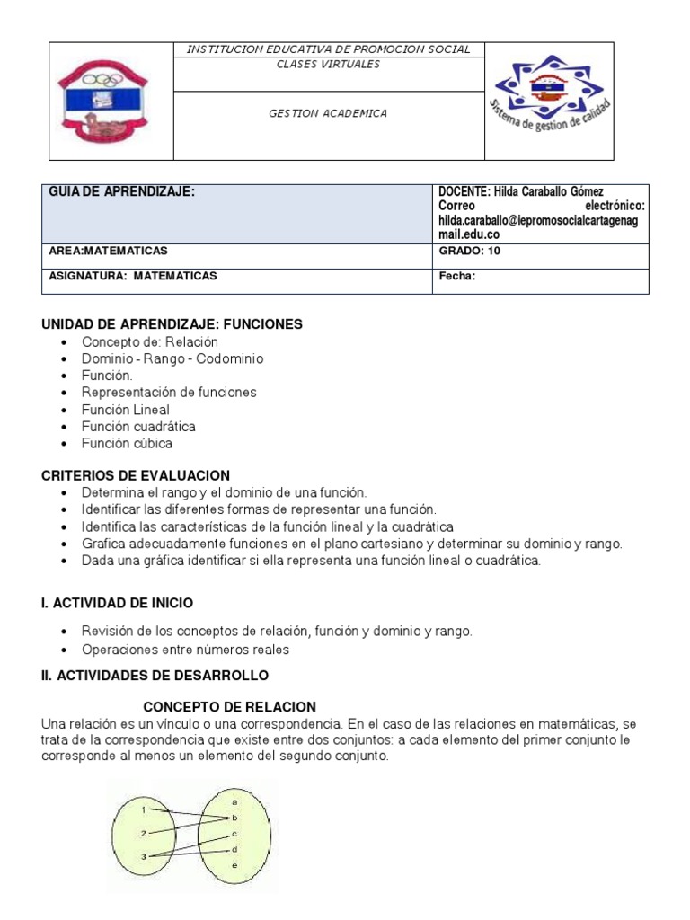 Funciones Iii 10 Mod 3 | Descargar gratis PDF | Función (Matemáticas) | Pendiente