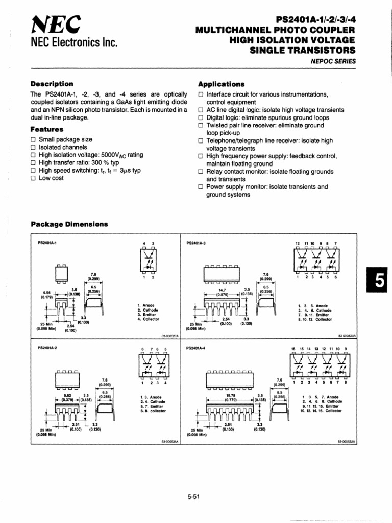Ps2401a 1 Nec PDF | PDF