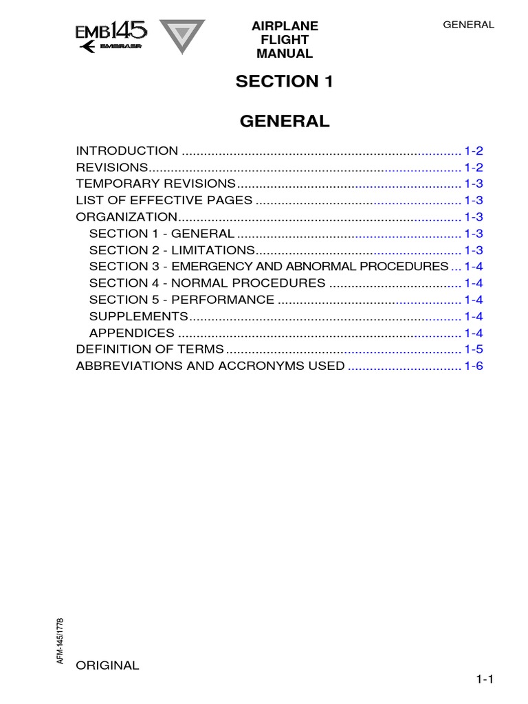 Afm Emb-145 | PDF | Airspeed | Flight Recorder
