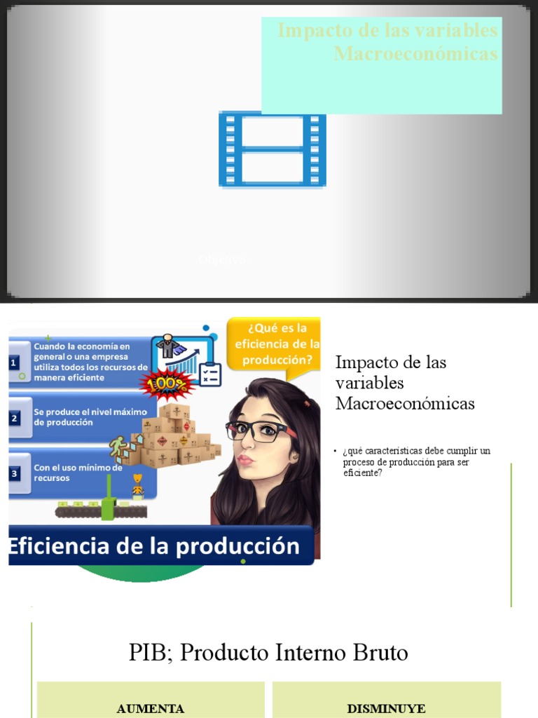 Impacto De Las Variables Macroeconómicas Pdf Inflación Producto Interno Bruto
