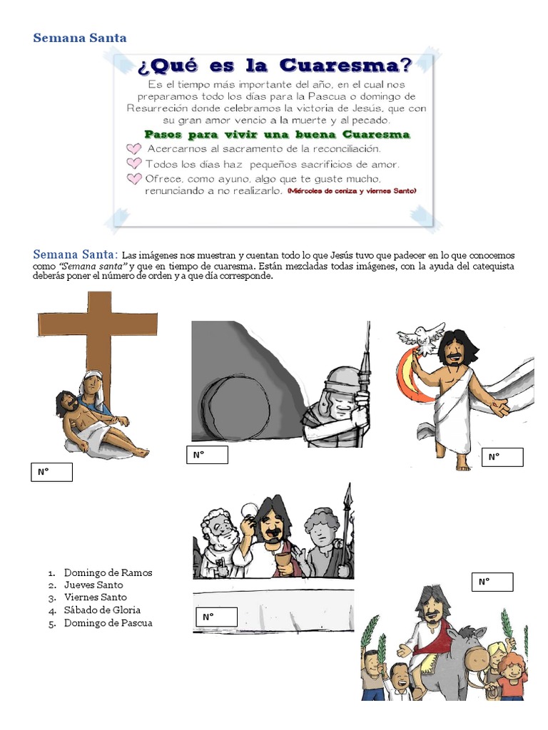 Semana Santa (Niños) | PDF | Estaciones de la Cruz | Panes