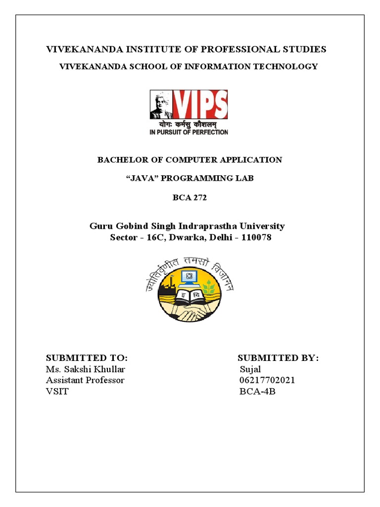 Sujal Java | PDF | Method (Computer Programming) | Area