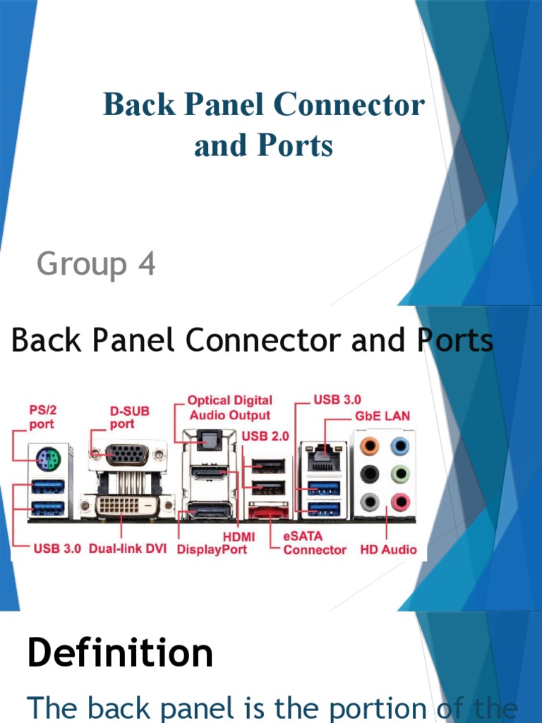 Back Panel Connector 10 Zyron Group4 | PDF