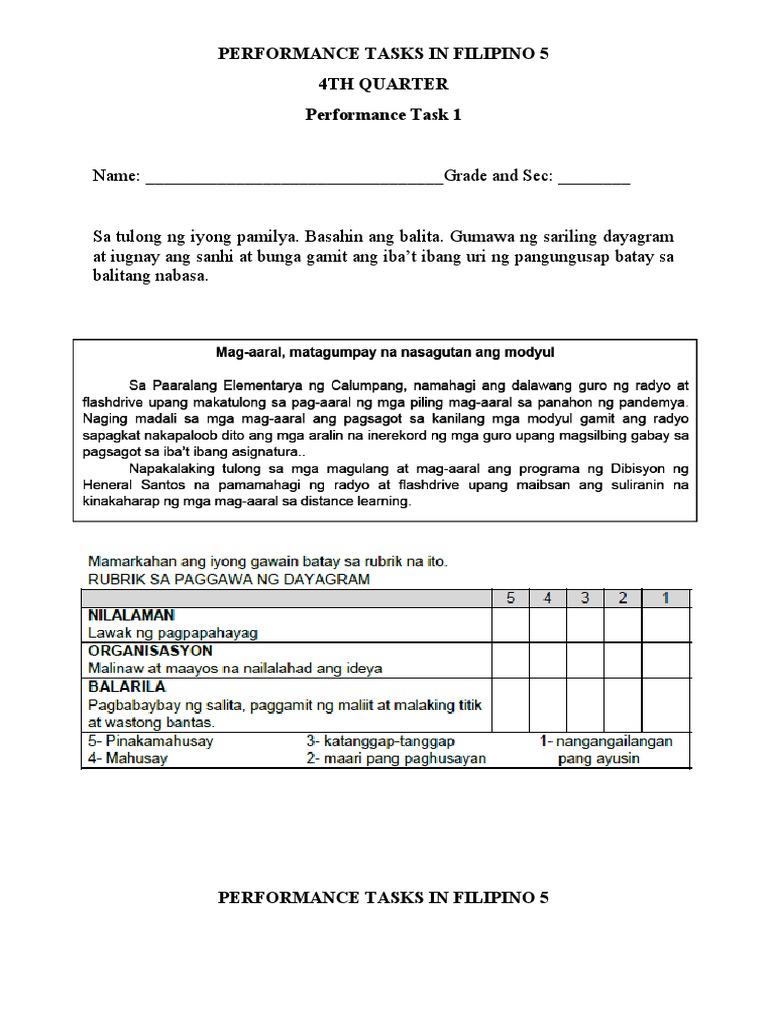 Filipino 5 q4 | PDF