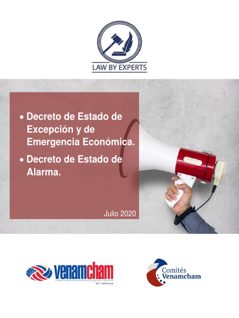 Decreto de Estado de Excepcion y de Emergencia Econonmica Decreto de ... Decreto de Estado de Excepcion y de Emergencia Econonmica Decreto de ...