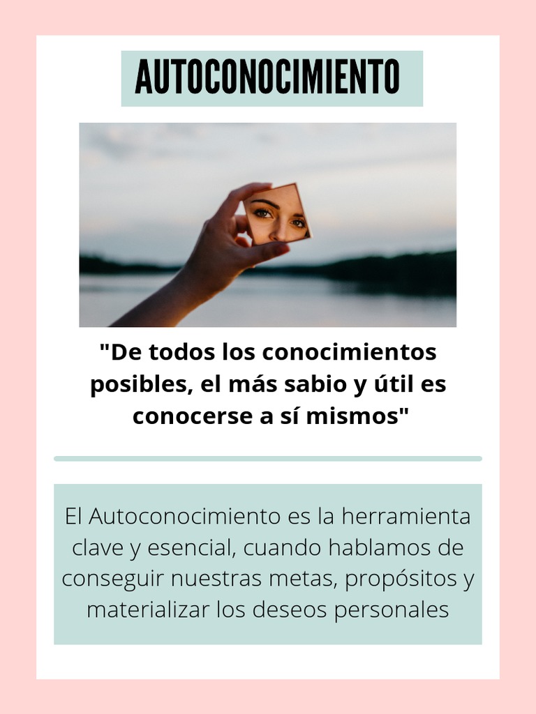 Guía de Autoconocimiento | PDF | Sicología | Conceptos psicologicos