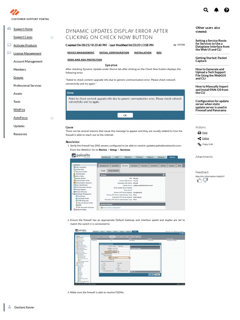 Dynamic Updates Display Error After Clicking On Check Now Button ...