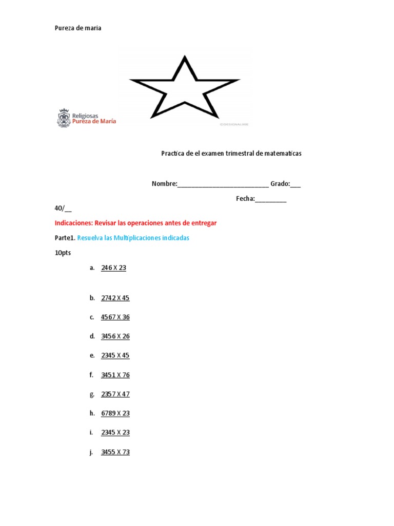 Practica de Ejercicio de matemátiCAS | PDF | Matemáticas