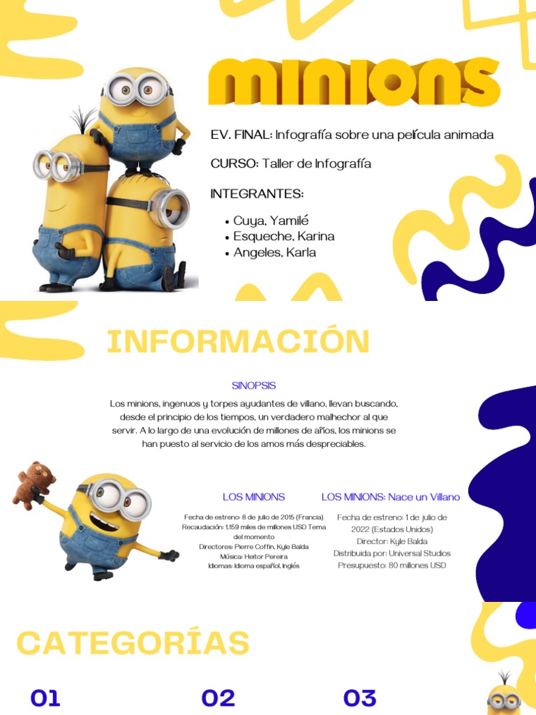 Infografía sobre los Minions | PDF
