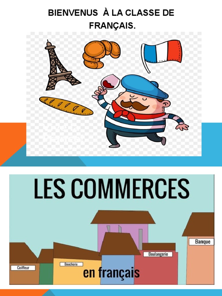 LES COMMERCES ET LES BATIMENTS EN FRANÇAIS | PDF