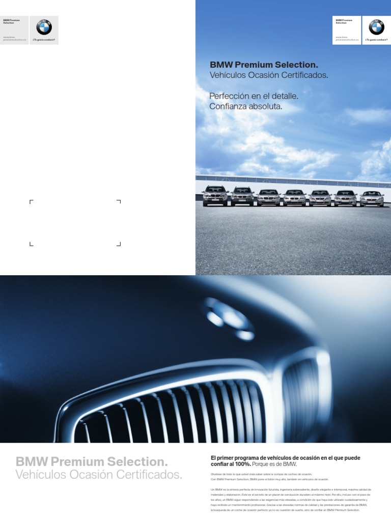 Vehículos Certificados BMW Premium | PDF | BMW | Coche