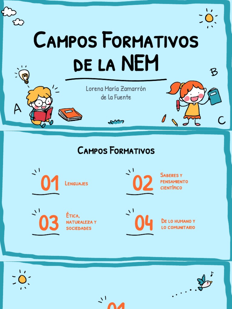 Campos Formativos de La NEM | Descargar gratis PDF | Aprendizaje | Sociedad